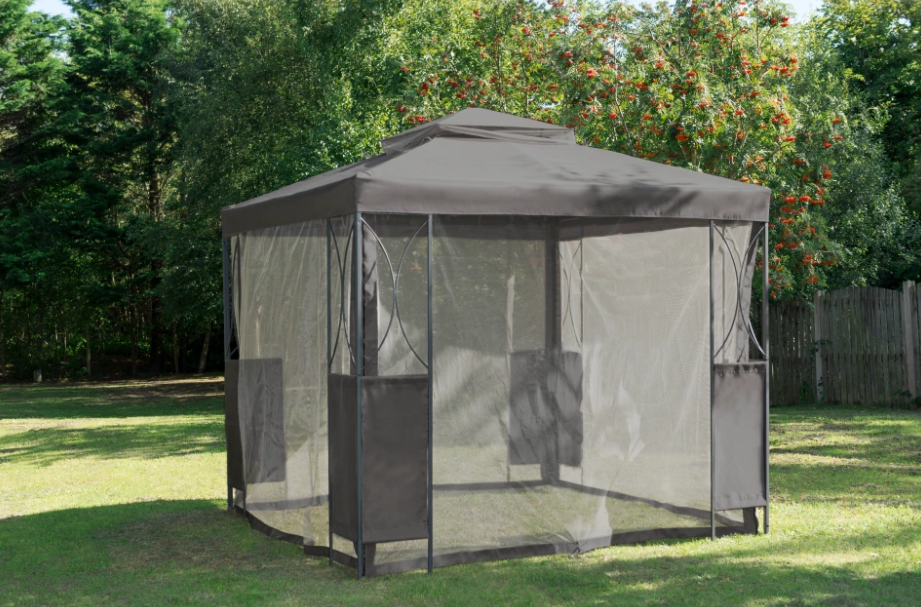 Side Panel Set for 2.5m x 2.5m B&M Original Gazebo Company Patio Gazeb ...